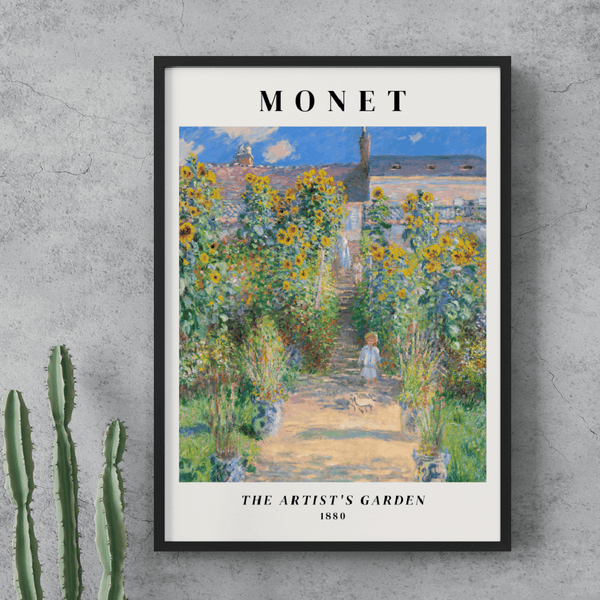 Claude Monet - The Artist's Garden at Vétheuil – Cool Prints